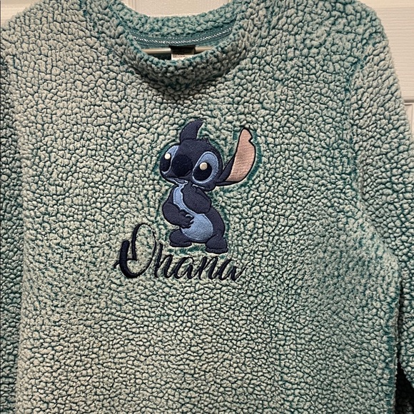 Disney | Jackets & Coats | Disney Blue Stitch Fleece Pullover | Poshmark